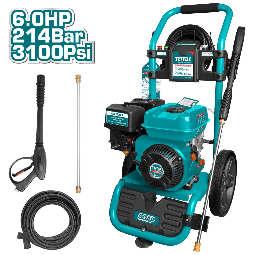 GASOLINE PRESSURE WASHER 6.0HP – Total Tools Qatar