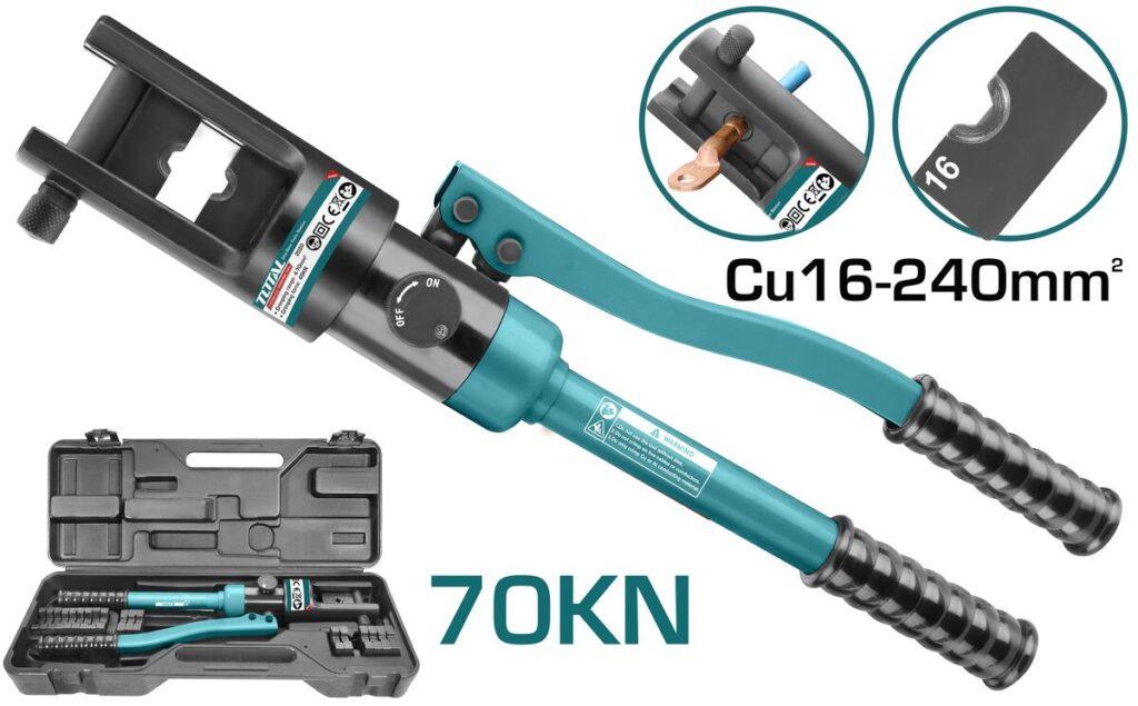 HYDROLIC CRIMPING TOOL 16-240MM² – Total Tools Qatar