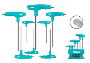 8 PCS T-HANDLE HEX WRENCH SET – Total Tools Qatar