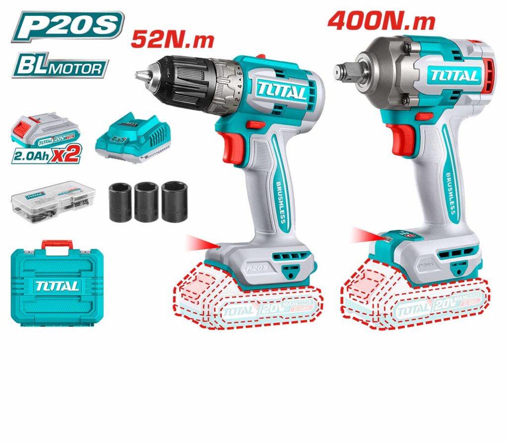 LI-ION CORDLESS 2 PCS COMBO KIT – Total Tools Qatar